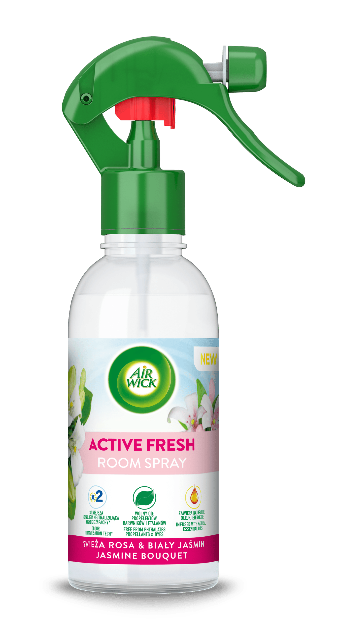 Air Wick Active Fresh Room Spray Kwitnący Jaśmin I Frezja | Airwick PL